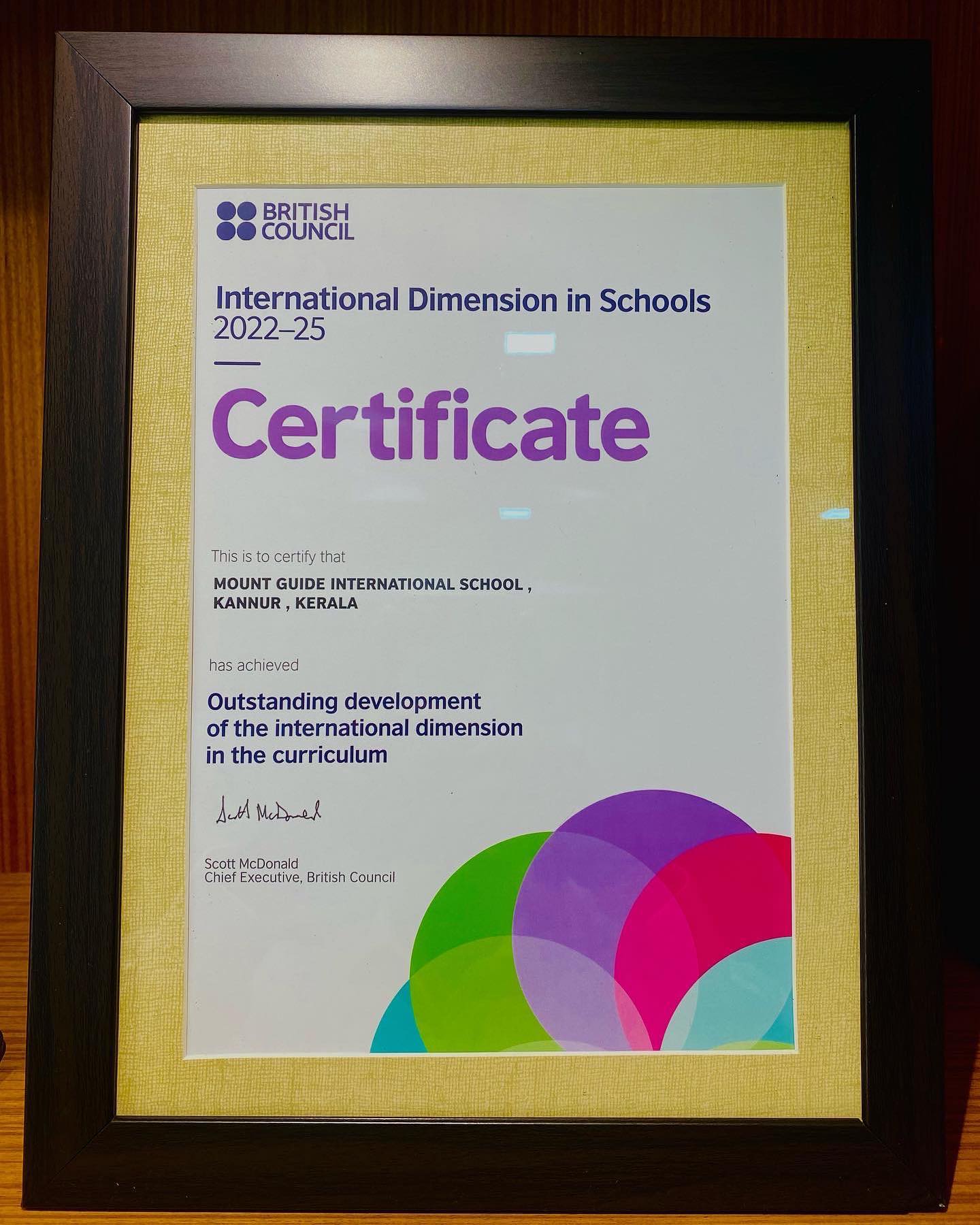 MOUNT GUIDE INTERNATIONAL SCHOOL has been awarded IDS – Mount Guide ...